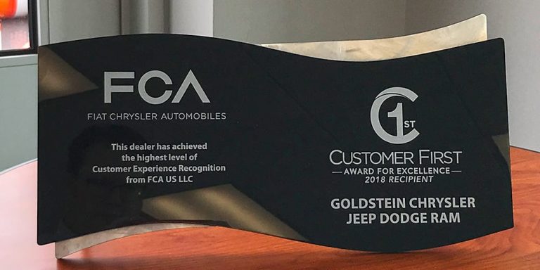 2018 Customer First Award For Excellence Winner - Again - Goldstein ...